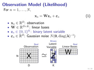 Factorized Asymptotic Bayesian Inference for Latent Feature Models | PDF