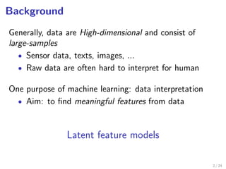 Factorized Asymptotic Bayesian Inference for Latent Feature Models | PDF