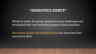 Semiotics Poster Exhibition with Rachel Lawes | PDF