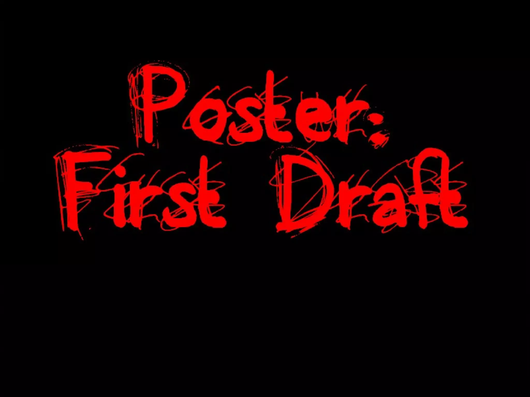 Poster First Draft Blog | PPT