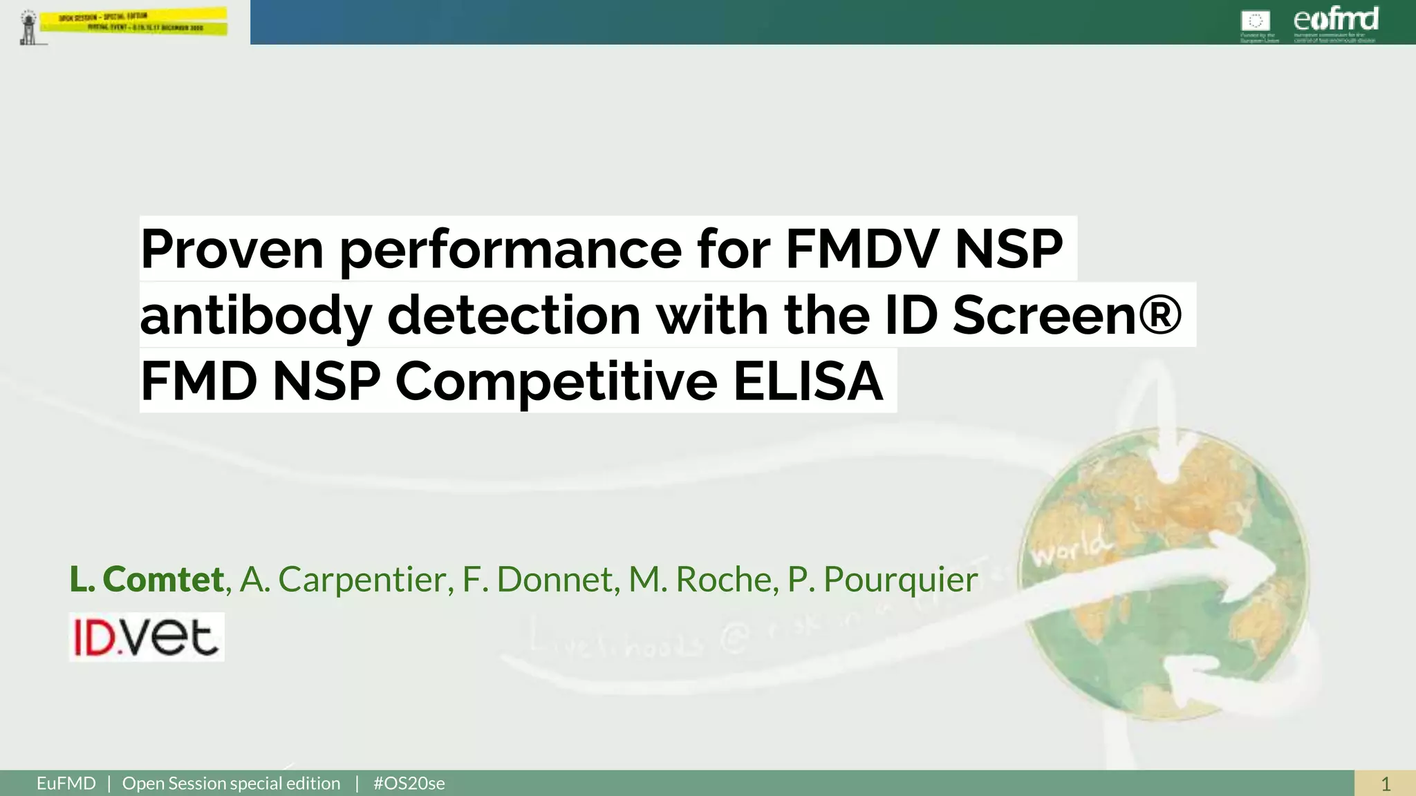 OS20 - Proven performance for FMDV NSP antibody detection with the ID ...