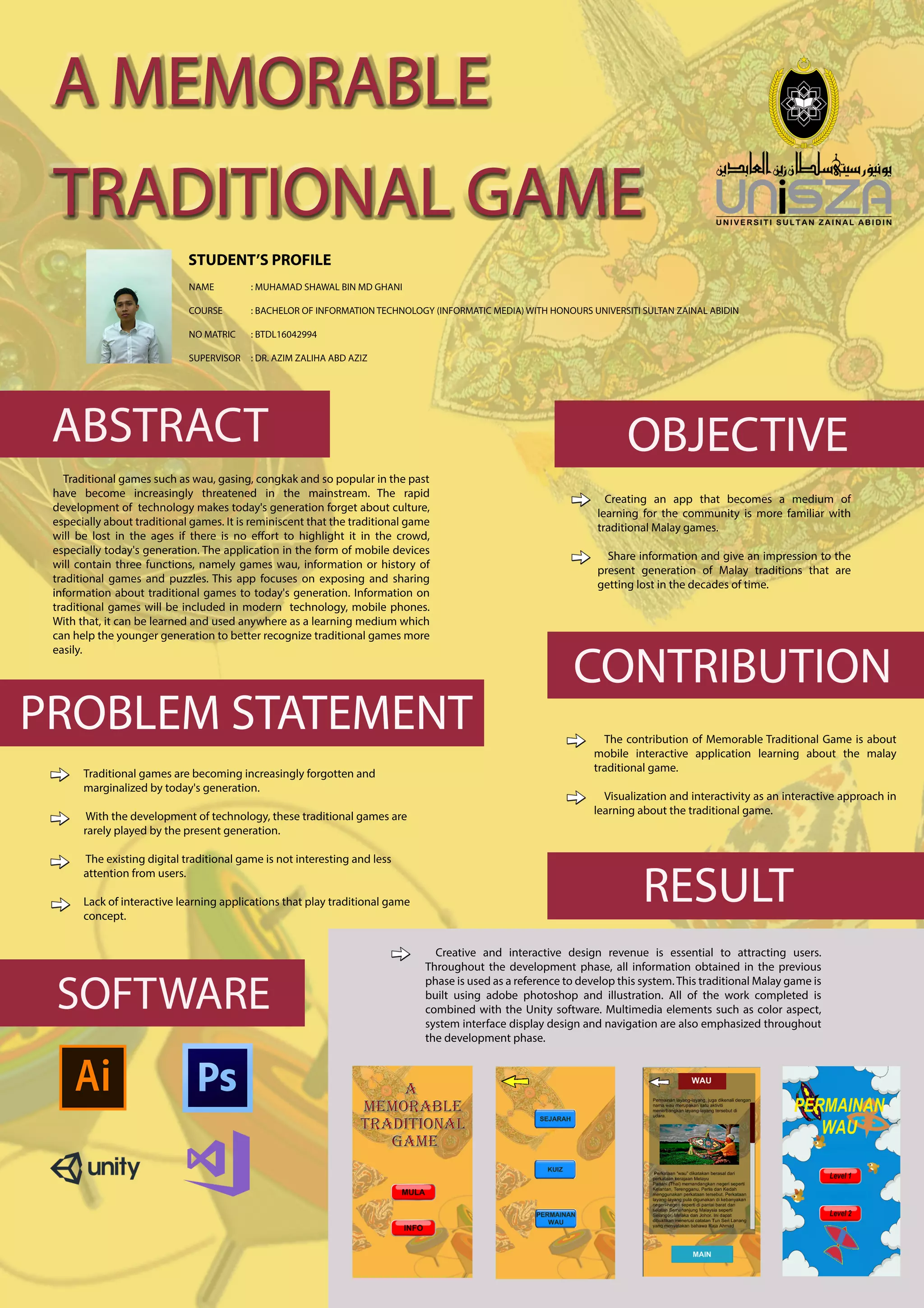 A Memorable Traditional Game (Final Year Project) | PDF | Educational ...