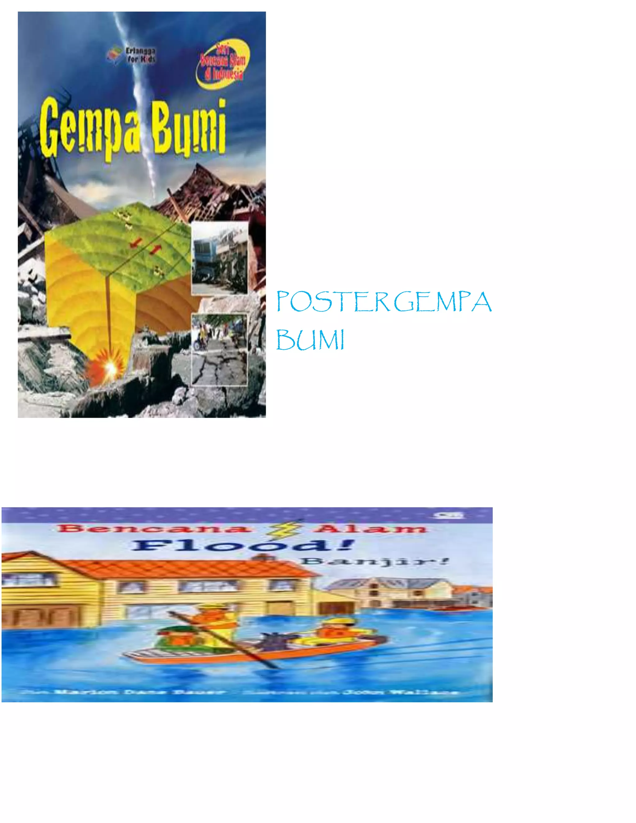 Poster gempa bumi | DOCX