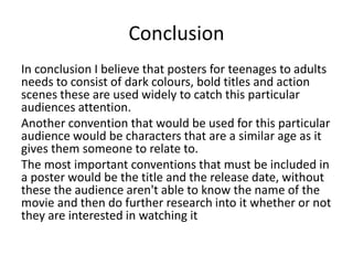 Poster genre research ananlysis | PPT