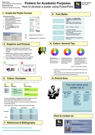 Poster how to create a Poster | PDF