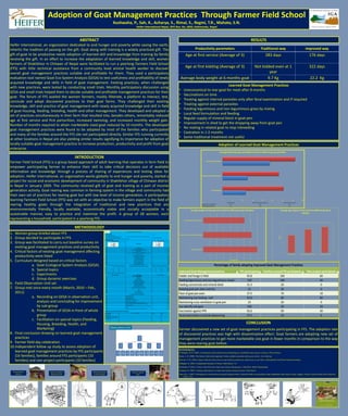 Adoption of Goat Management Practices Through Farmer Field School | PDF