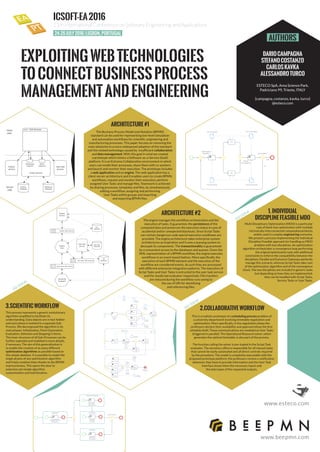 Exploiting Web Technologies to connect business process management and engineering | PDF