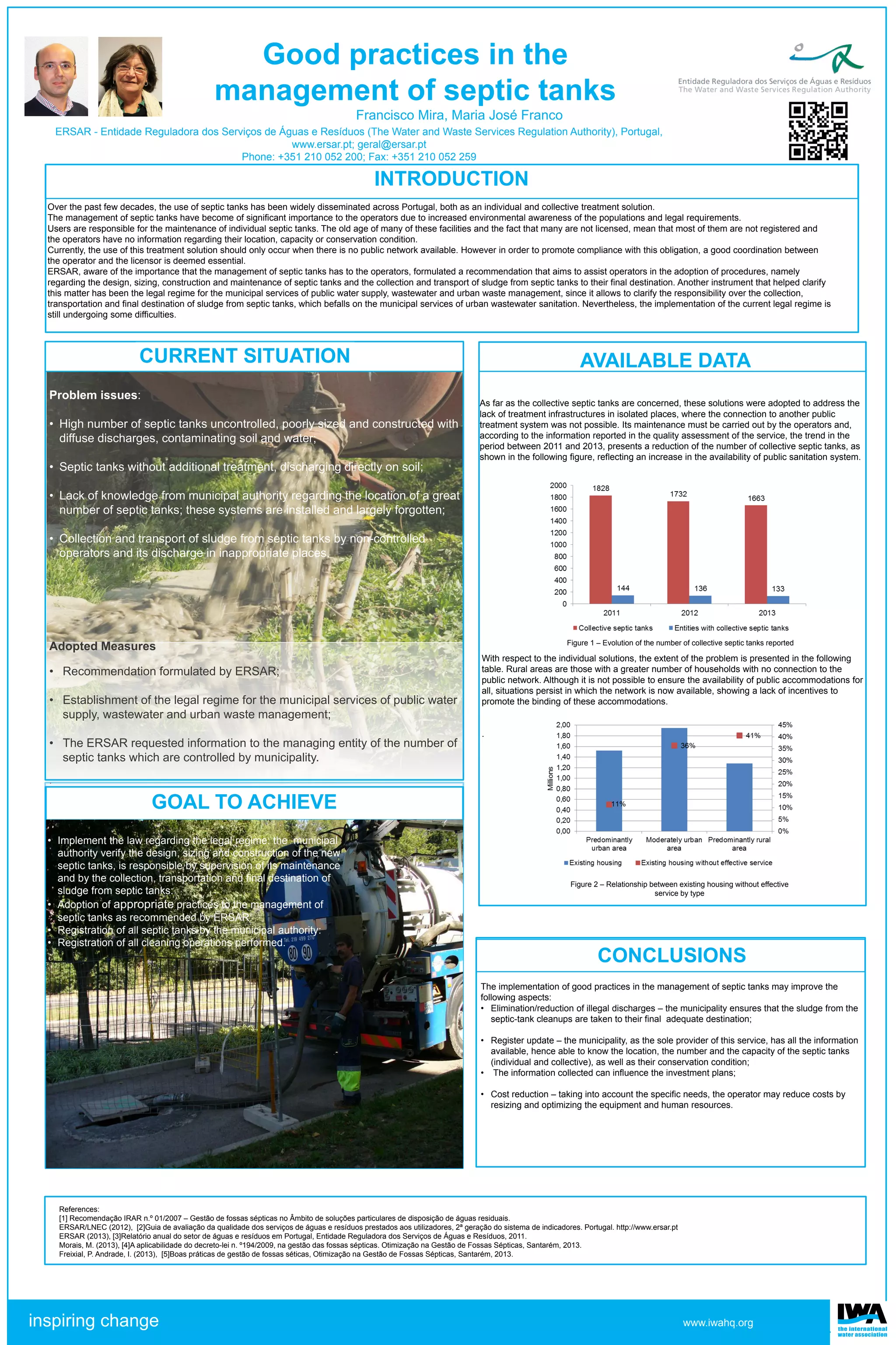 Poster - Good pratices in the management of septic tanks | PDF