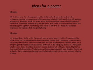 Poster ideas | PPTX