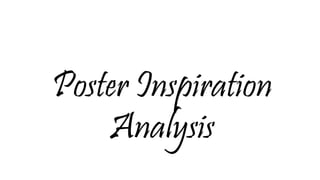 Poster Analysis | PPTX