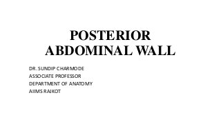 Posterior abdominal wall.pptx