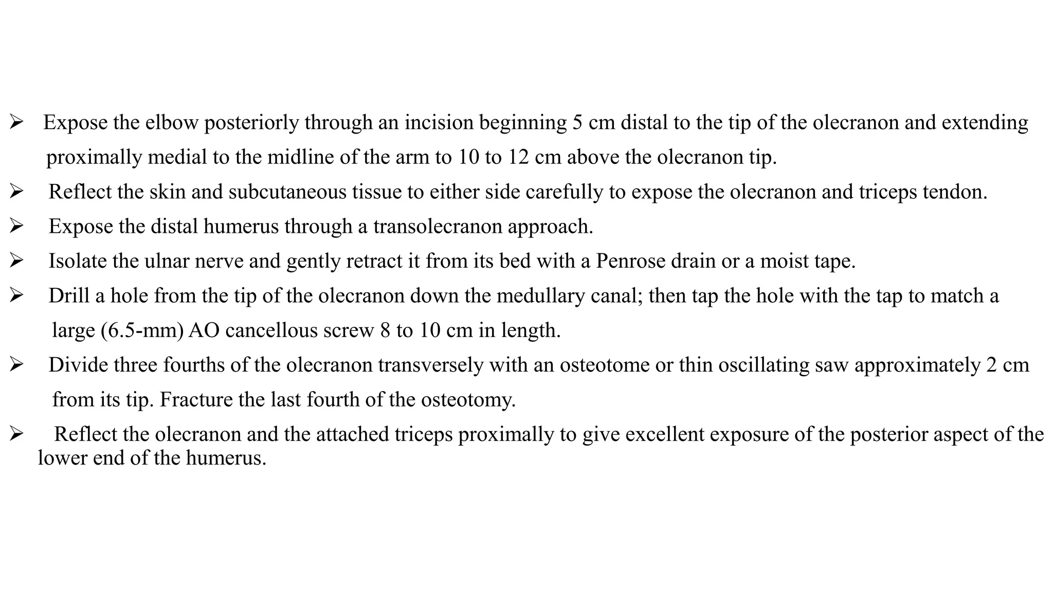Posterior approach to elbow | PPTX