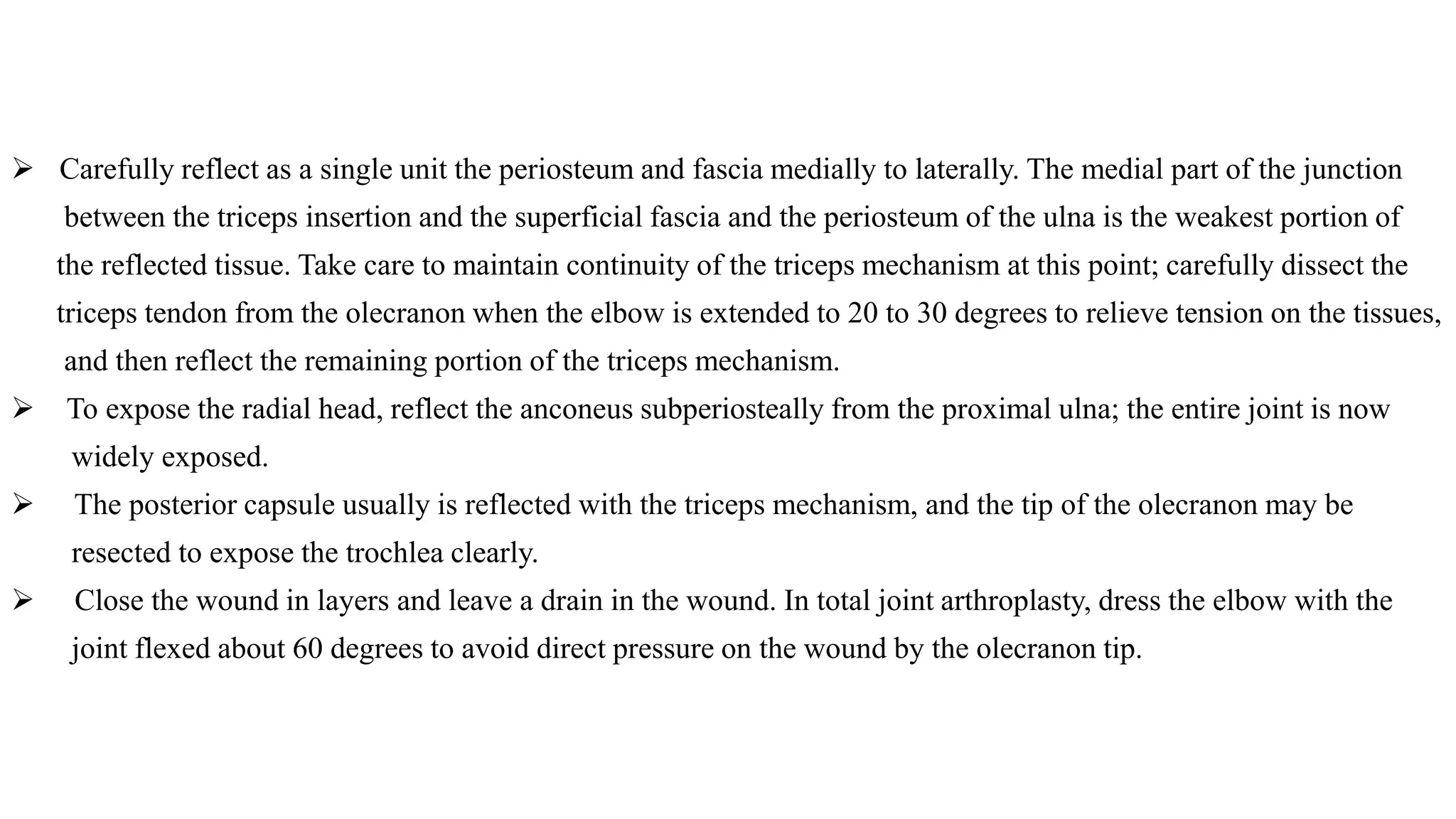 Posterior approach to elbow | PPTX