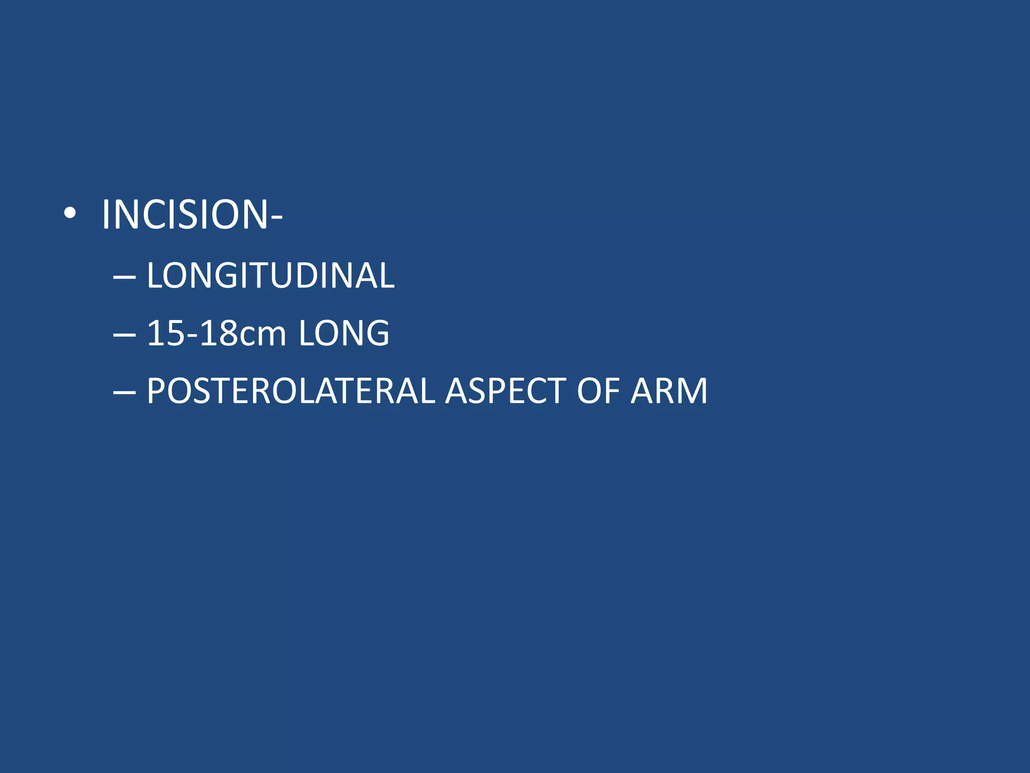 Posterior approach to humerus | PPTX
