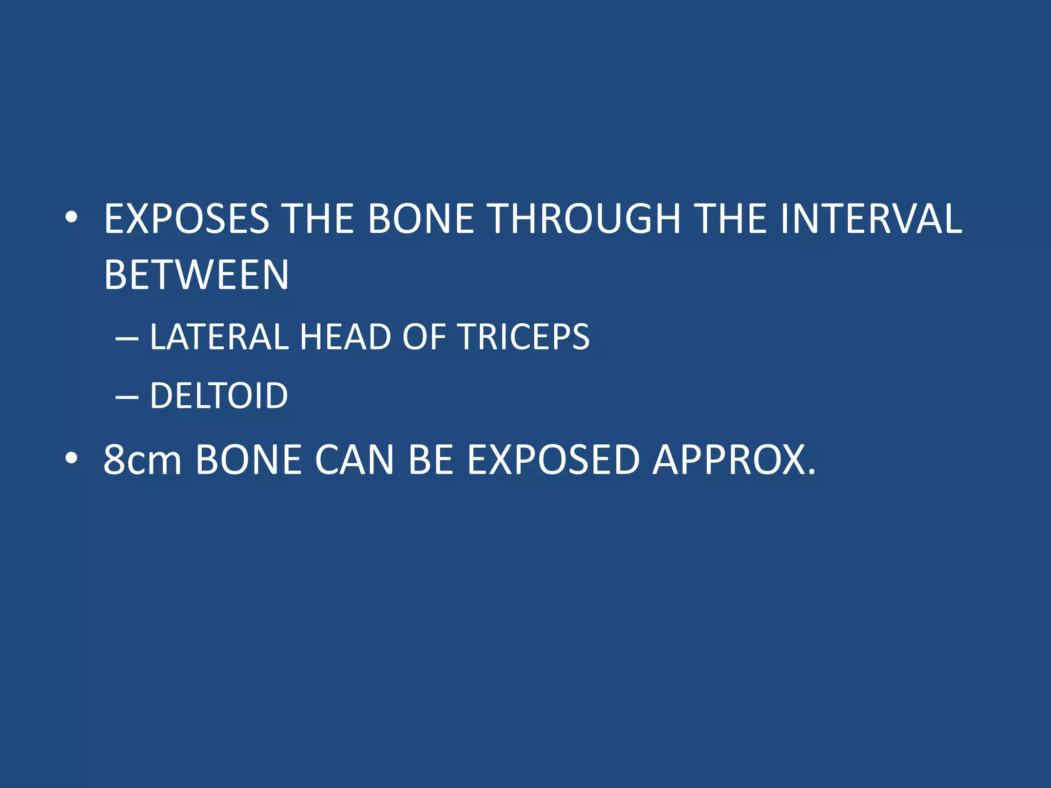 Posterior approach to humerus | PPTX