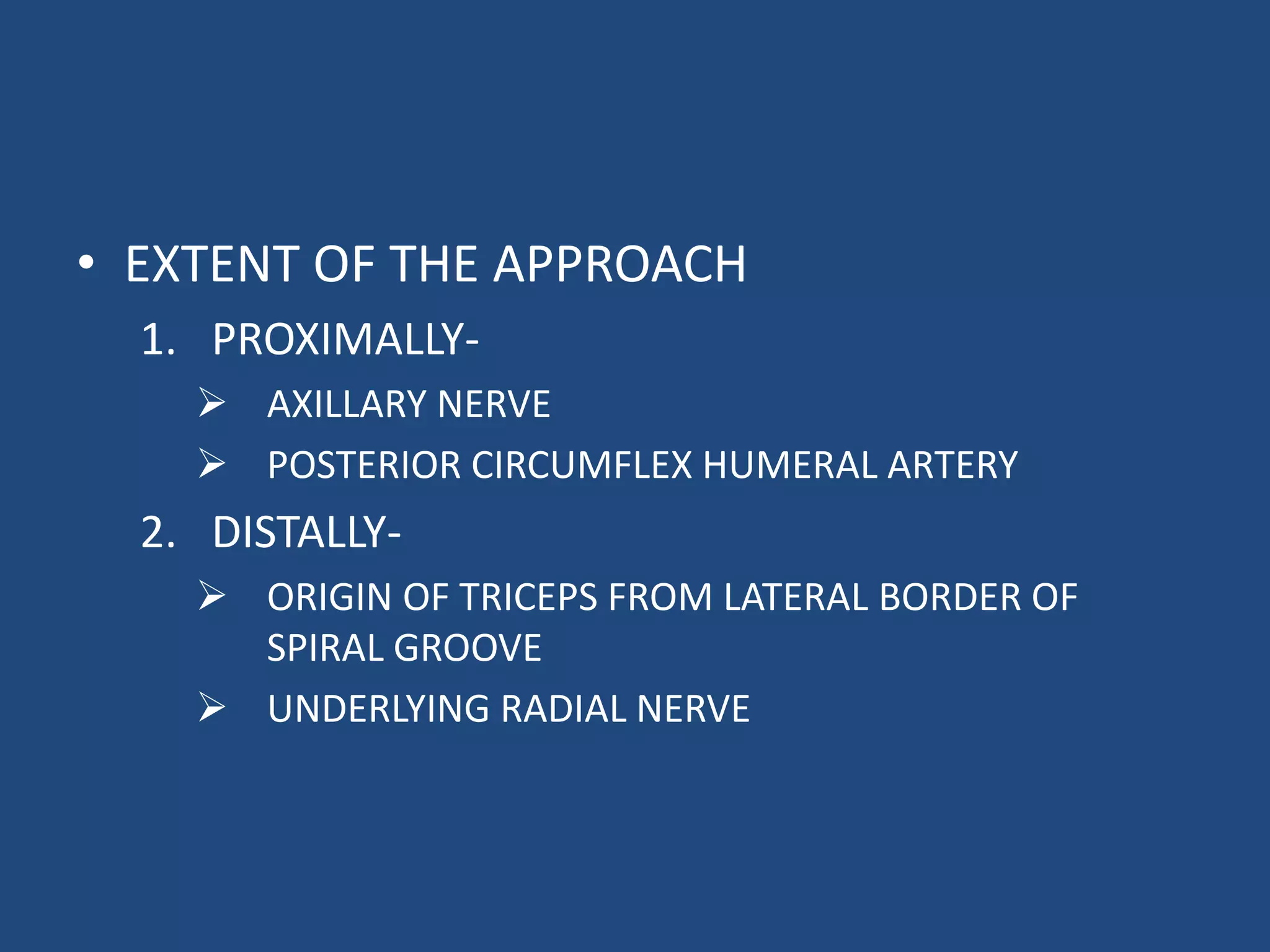 Posterior approach to humerus | PPTX