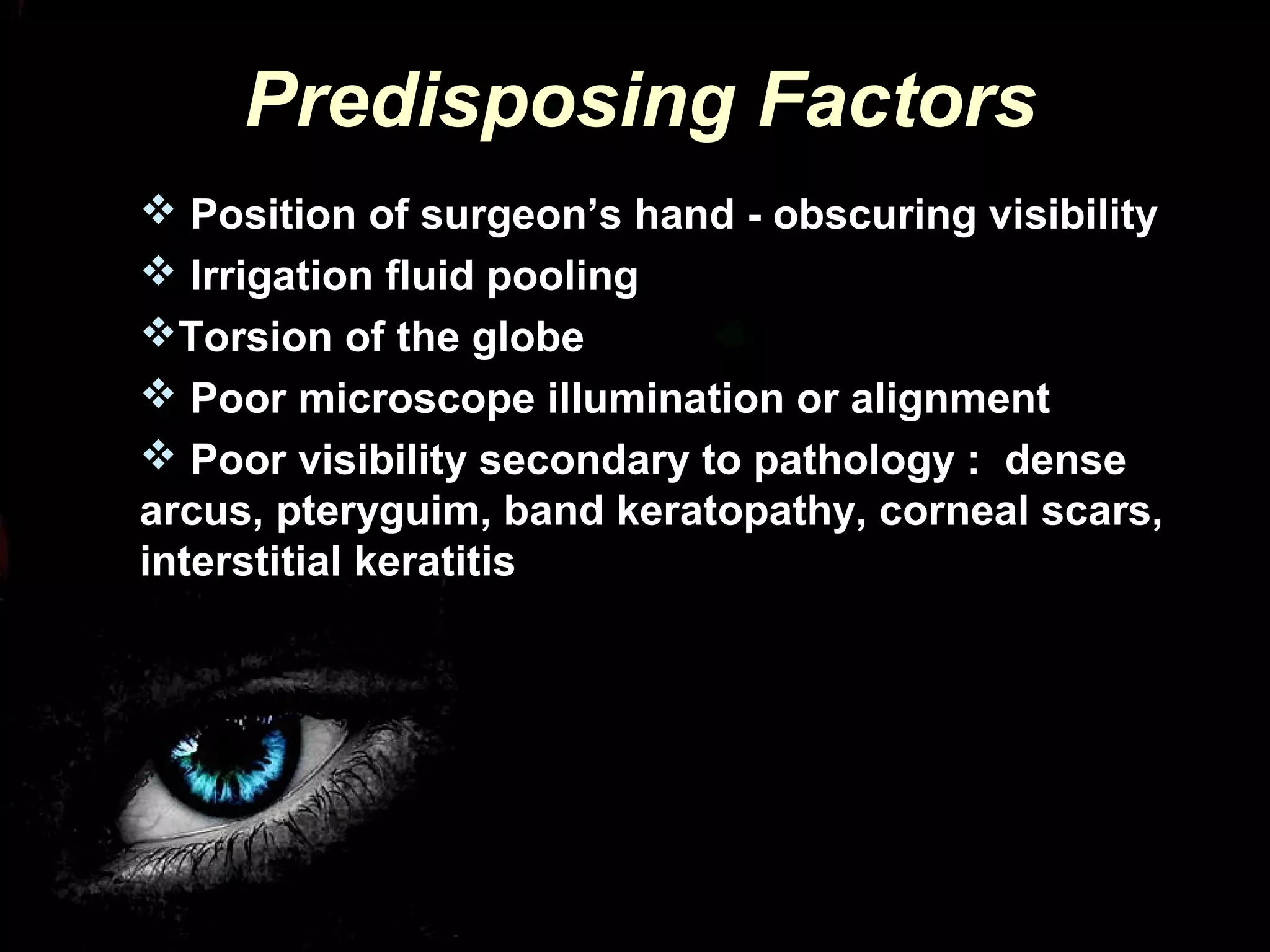 Posterior capsular rupture | PPT