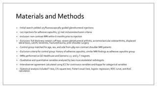 Posterior capsule edema in adhesive capsulitis.pptx