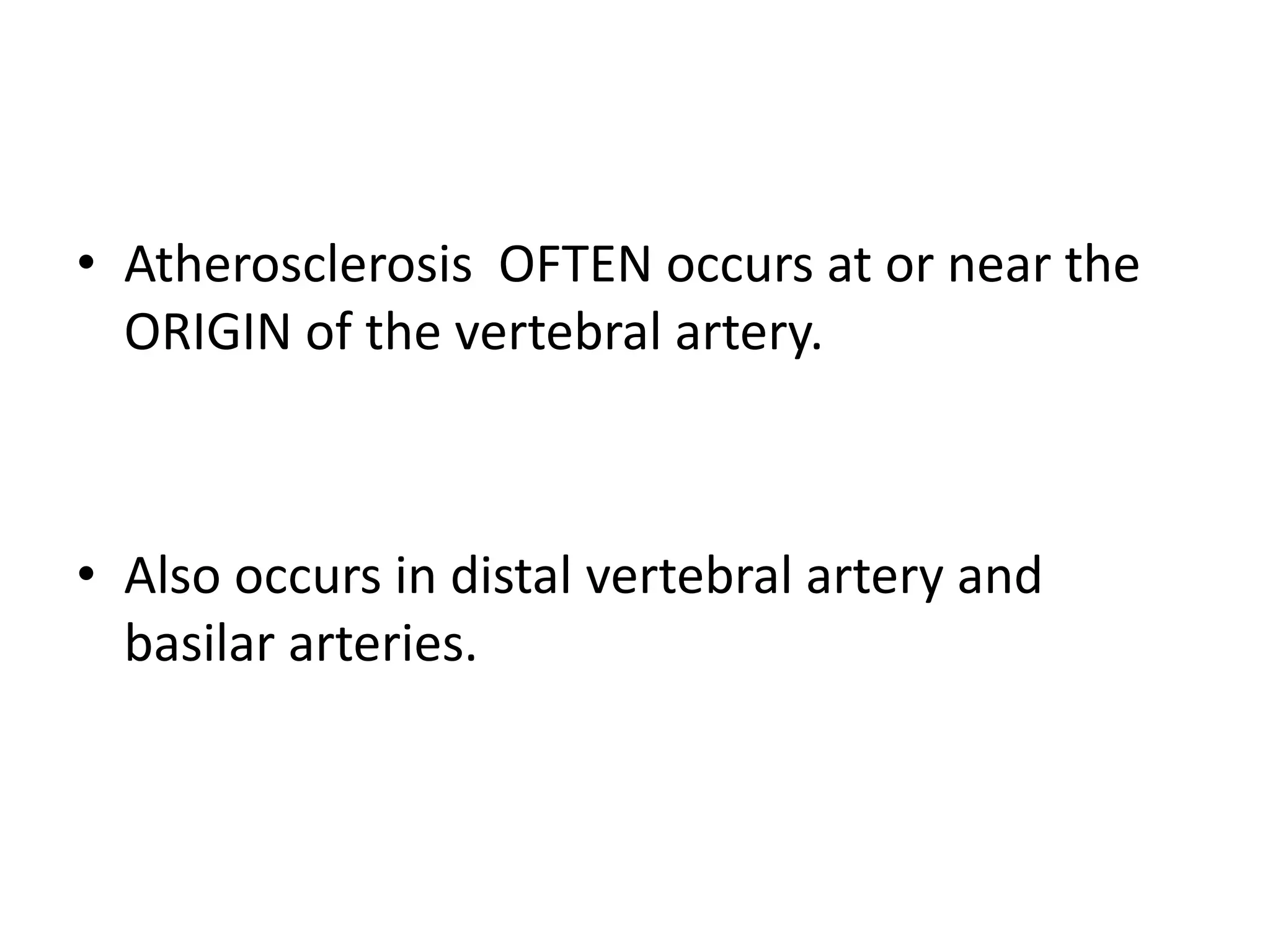 Posterior circulation ischaemic stroke and tia | PPTX