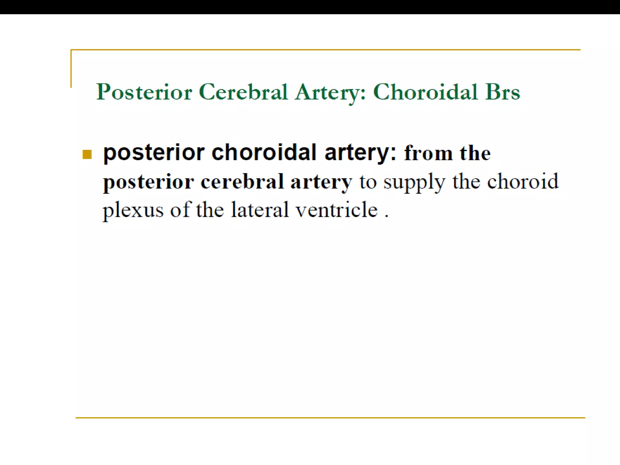 Posterior circulation stroke Syndromes | PPTX