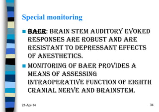 Anaesthesia Management of Posterior cranial fossa surgeries | PPTX