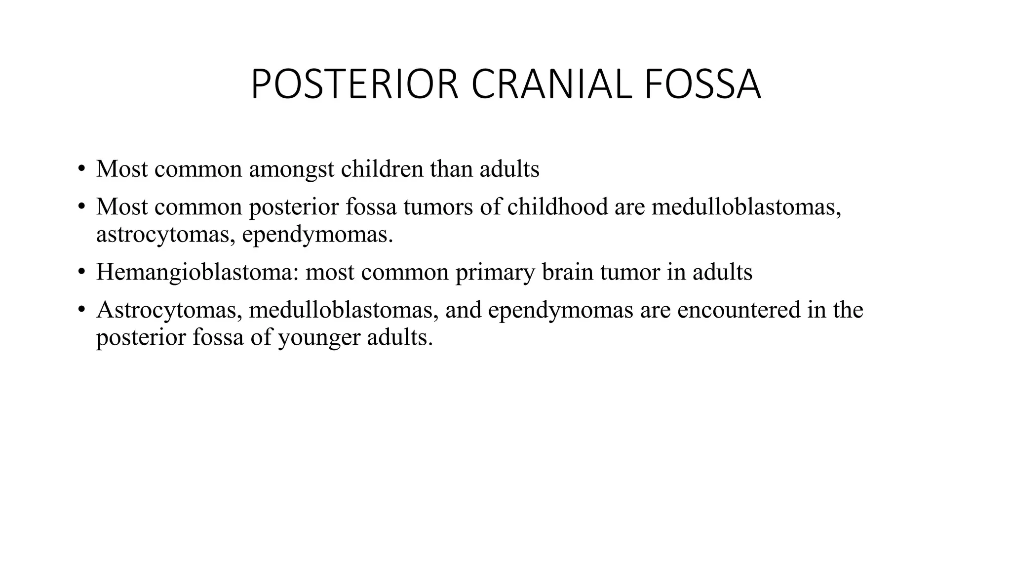 posterior cranial fossa surgery and anaesthesia | PPTX