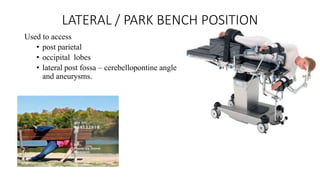 posterior cranial fossa surgery and anaesthesia | PPTX