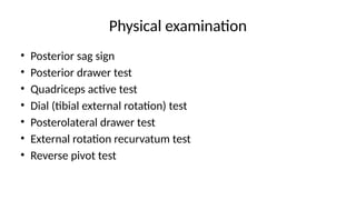 Posterior cruciate ligament injuries.pptx