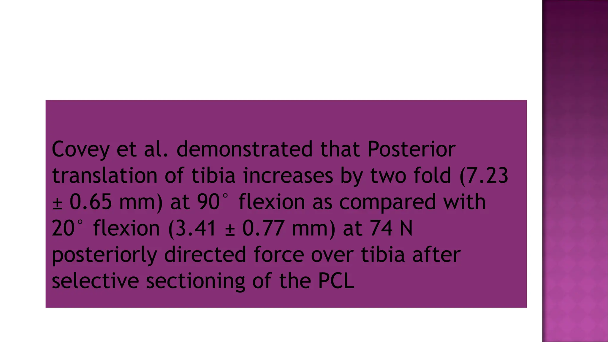 posterior cruciate ligament injury.ppt. . | PPT