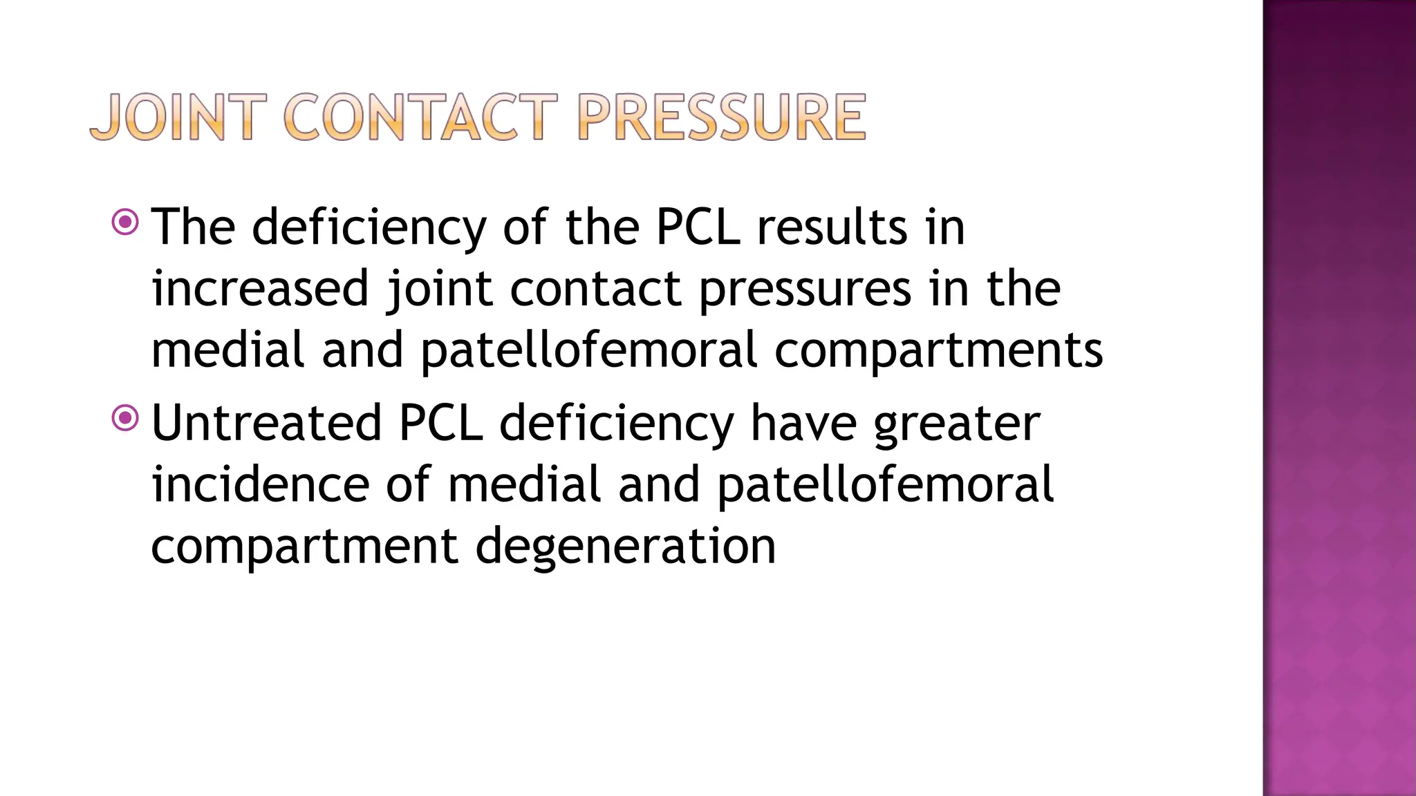 posterior cruciate ligament injury.ppt. . | PPT