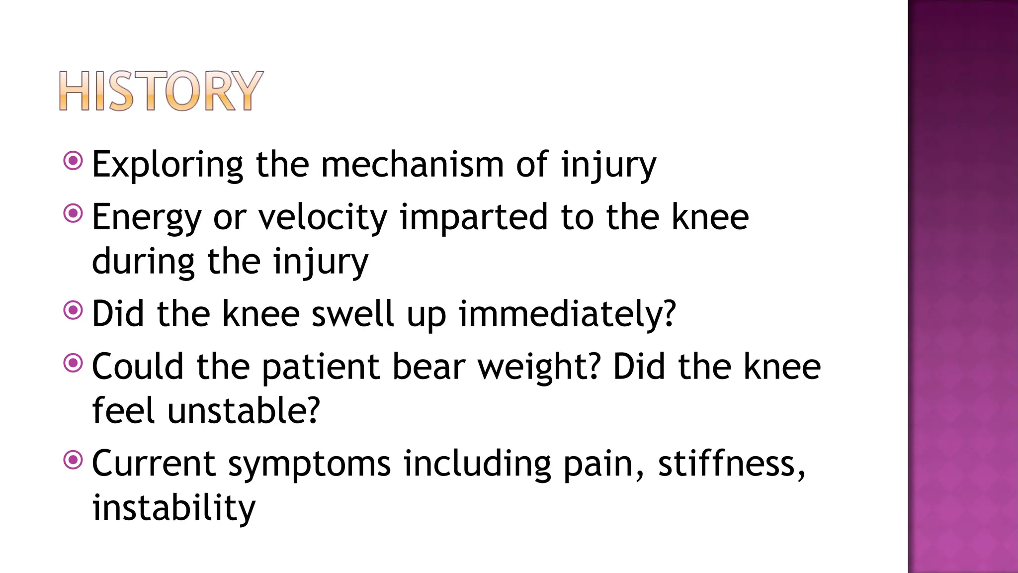 posterior cruciate ligament injury.ppt. . | PPT