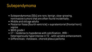 Posterior fossa tumours - Head and neck radiology pdf | PDF