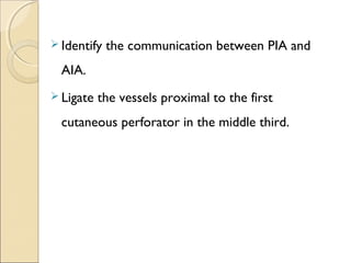 Posterior interosseous flap sosa 2018 | PPT