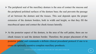 POSTERIOR PALATAL SEAL. importance ,funtion,parts,anatomic and ...