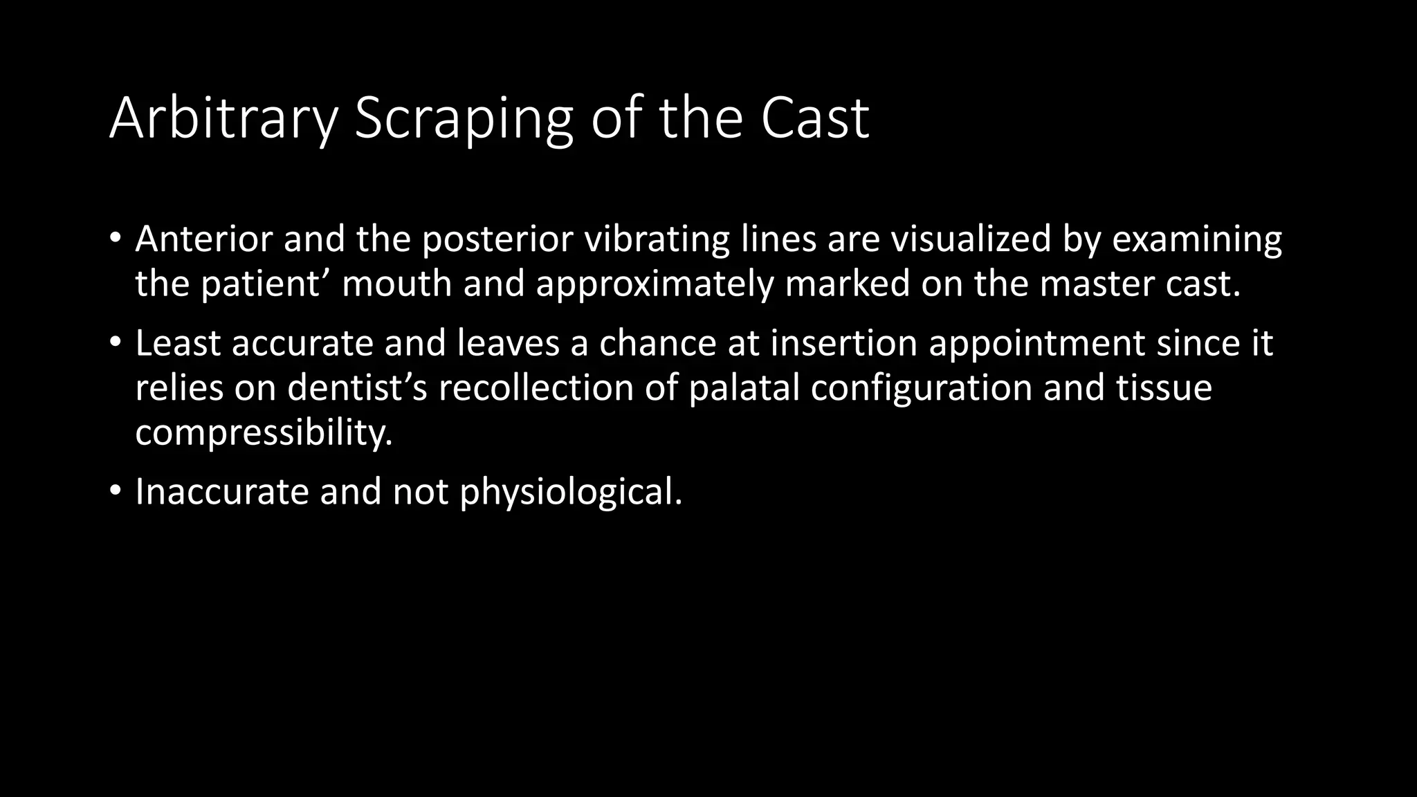 Posterior Palatal Seal | PPTX