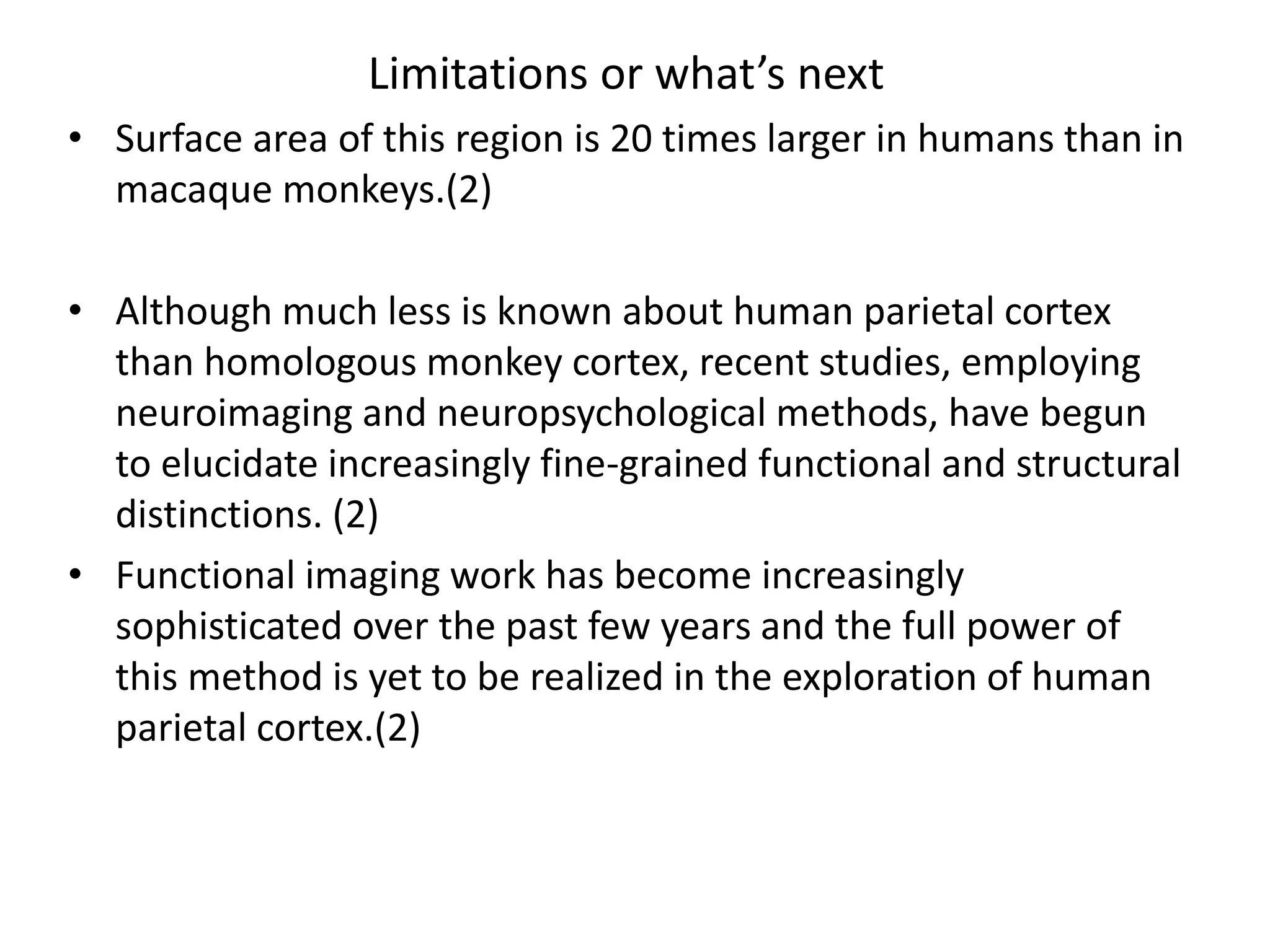 Posterior parietal cortex | PPTX