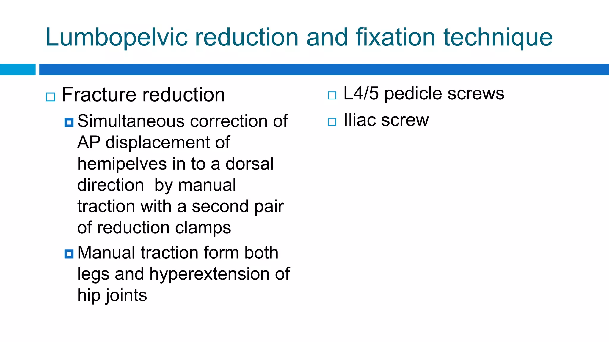 Posterior pelvic ring injury | PPT