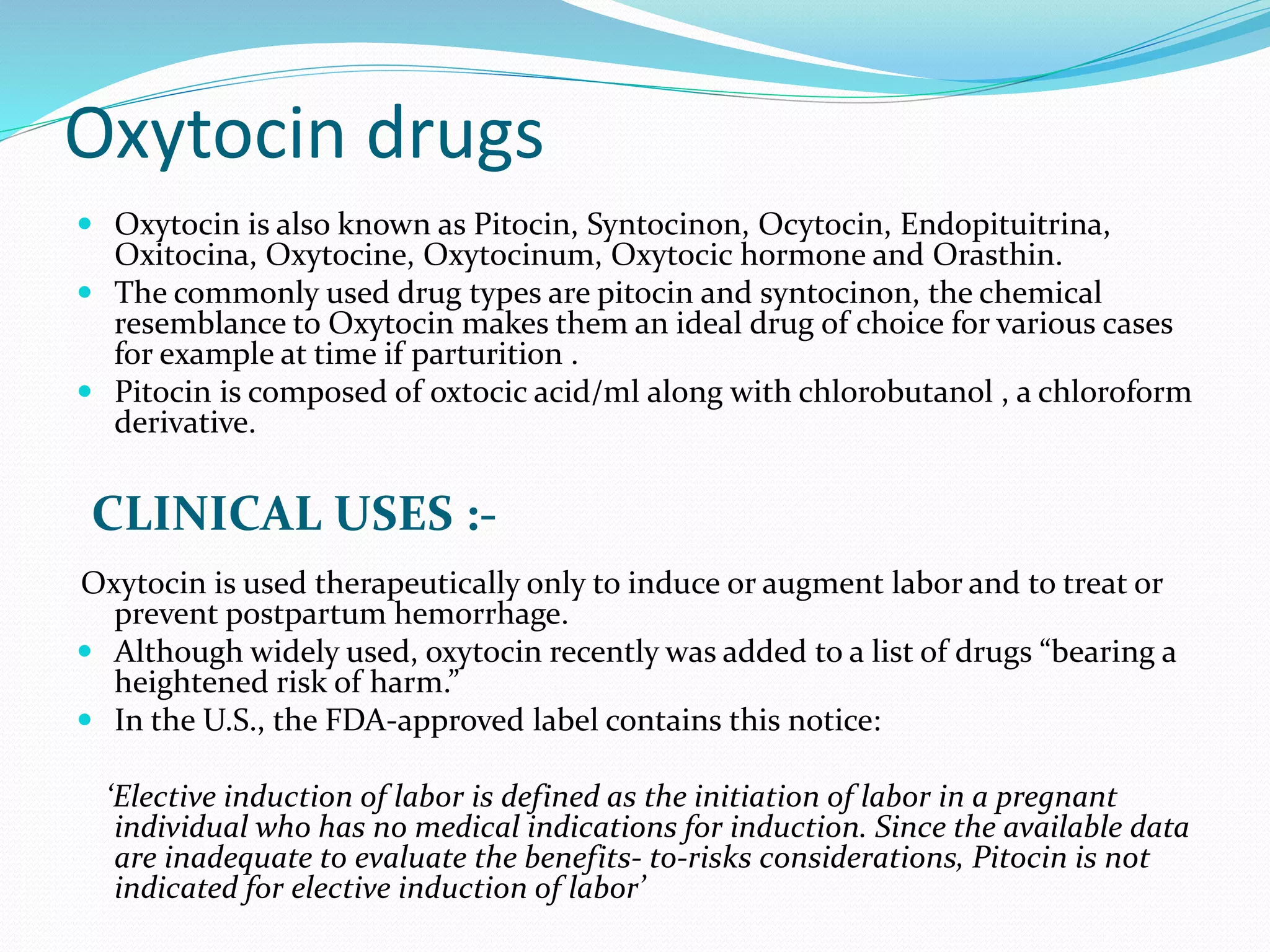 Posterior pituitary hormone oxytocin | PPTX