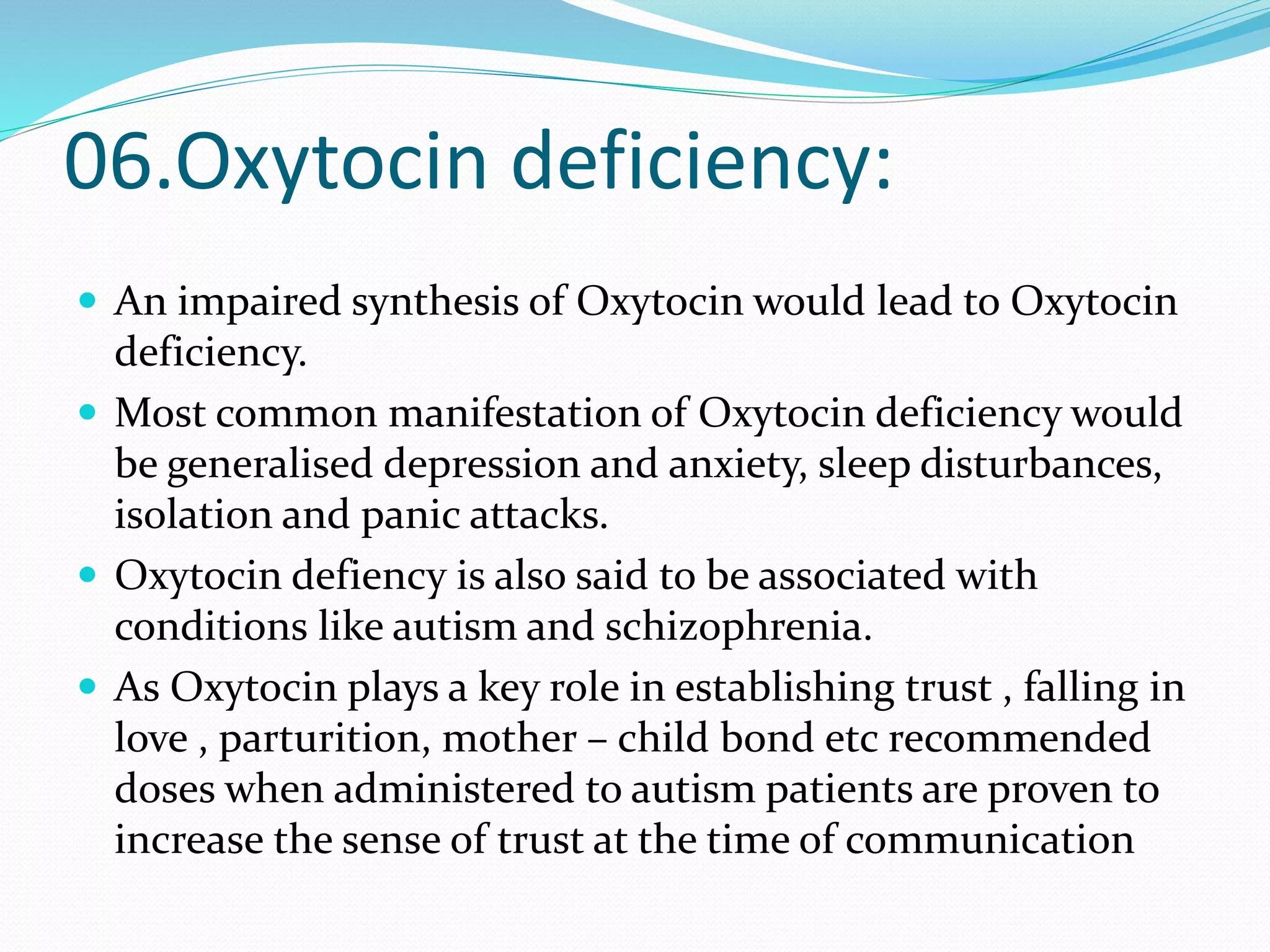 Posterior pituitary hormone oxytocin | PPTX