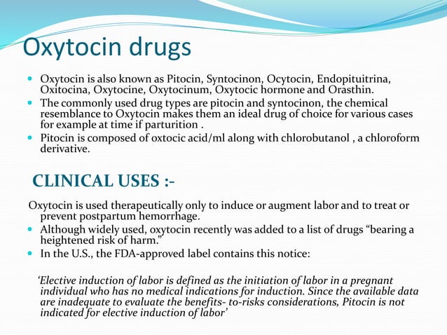 Posterior pituitary hormone oxytocin | PPT