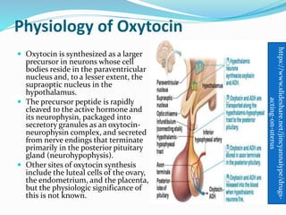 Posterior pituitary hormone oxytocin | PPTX