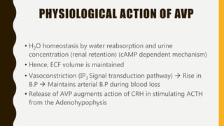 Posterior pituitary hormones | PPTX