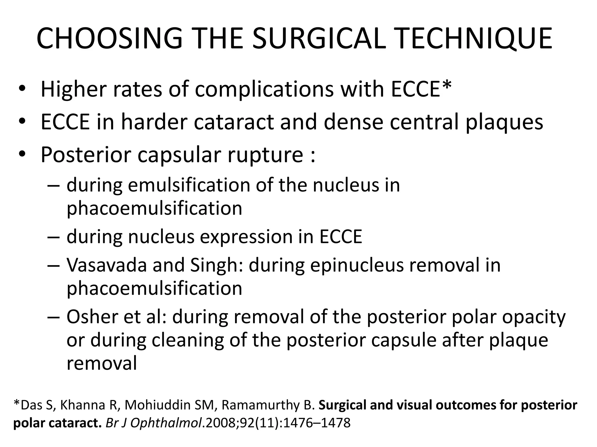 Posterior polar cataract | PPTX