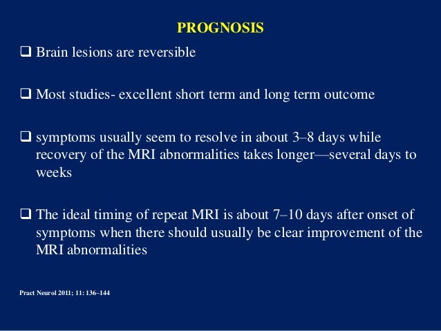 Posterior reversible encephalopathy syndrome