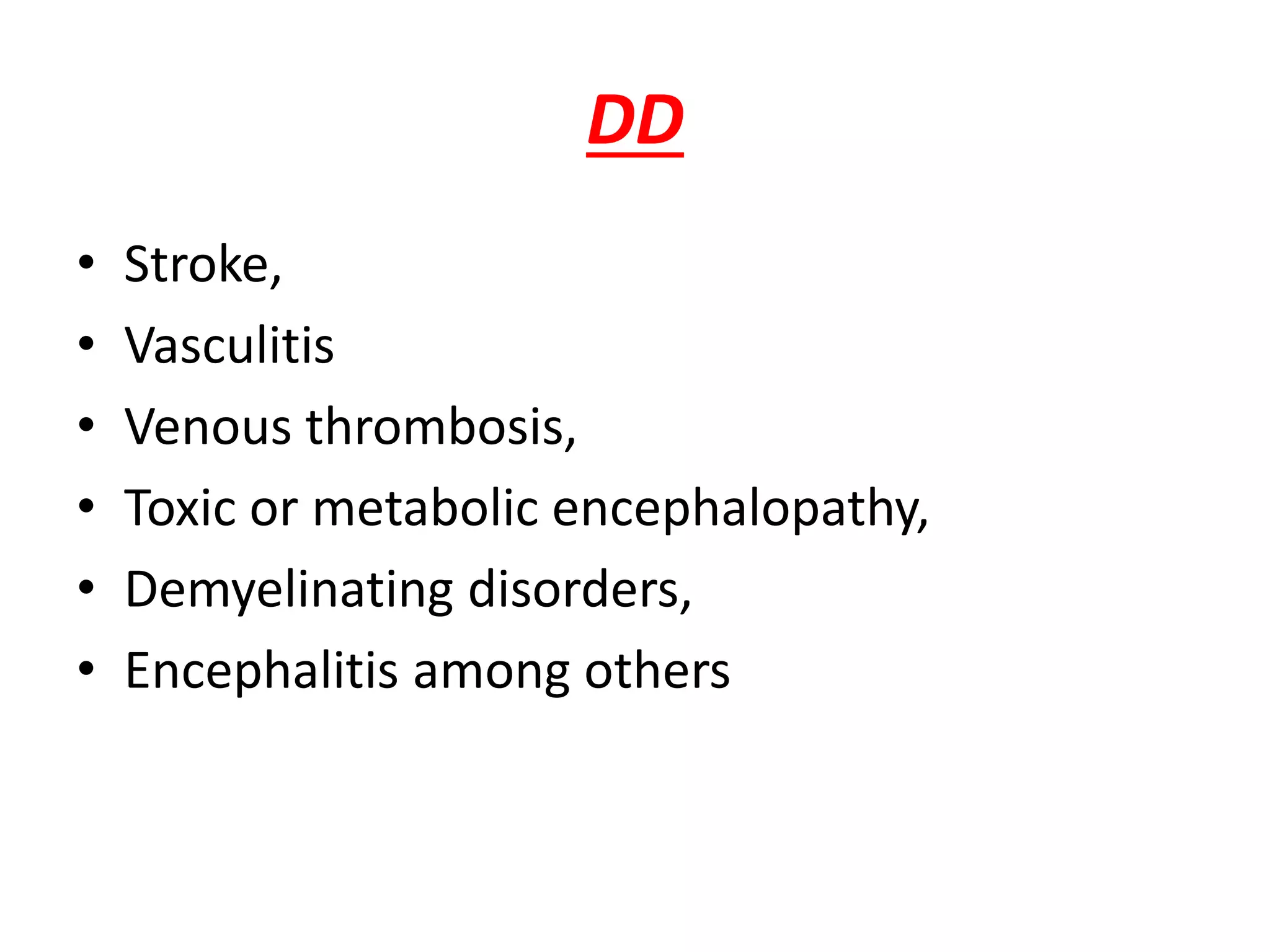 Posterior reversible encephalopathy syndrome | PPTX