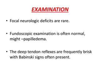 Posterior reversible encephalopathy syndrome | PPTX