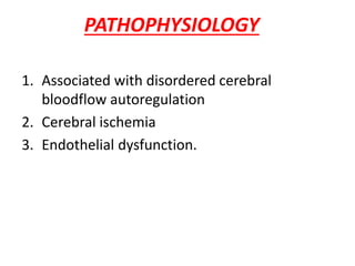 Posterior reversible encephalopathy syndrome | PPTX