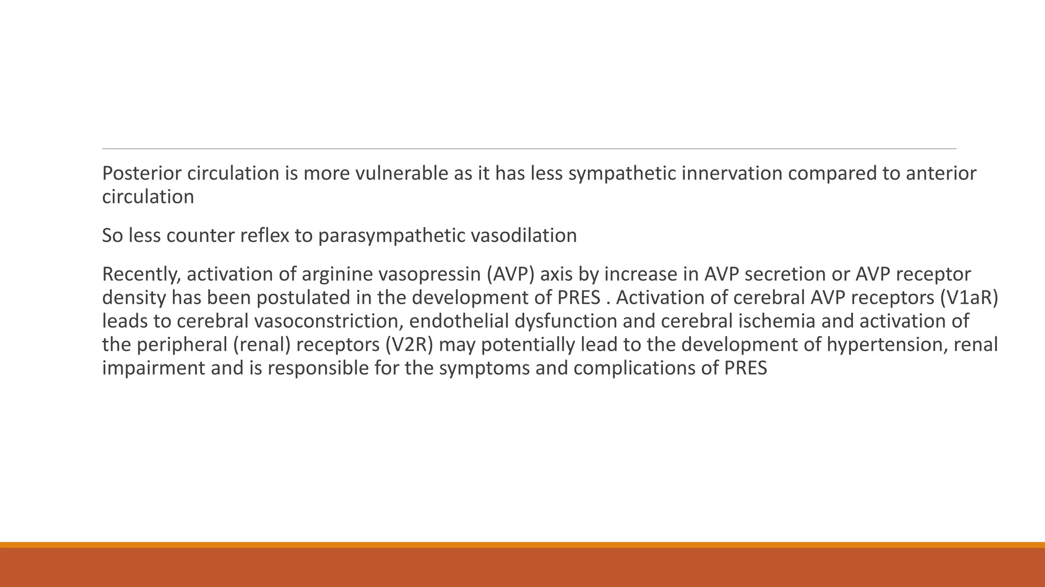 POSTERIOR REVERSIBLE ENCEPHALOPATHY SYNDROME (PRES).pptx