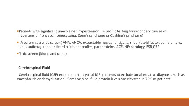 POSTERIOR REVERSIBLE ENCEPHALOPATHY SYNDROME (PRES).pptx