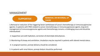 POSTERIOR REVERSIBLE ENCEPHALOPATHY SYNDROME (PRES).pptx